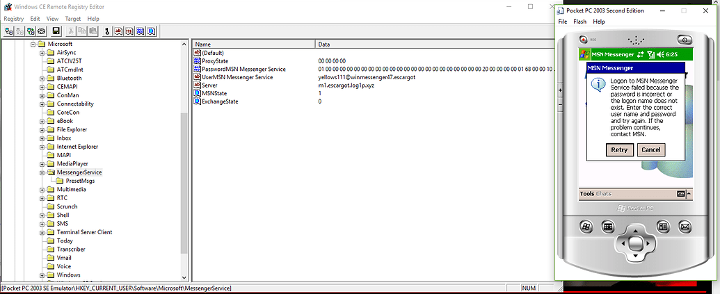 (test) revisiting pocket pc 2003's msn messenger - Raw and Random ...