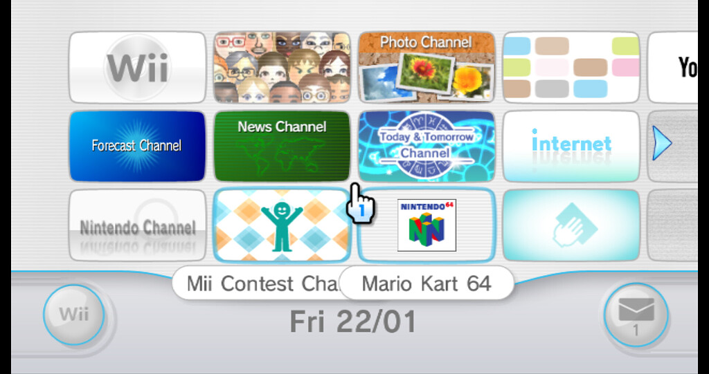 Share picture's of your wii menu - Technology - MessengerGeek