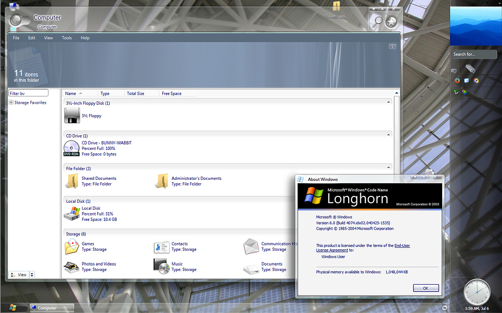 Setting up a Longhorn 4074 VM, and optimizing it for best usage ...