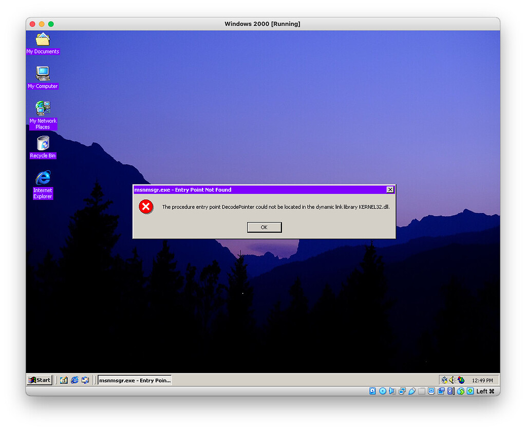 MSN 6.2 not working on Windows 2000 - Messenger Support - MessengerGeek
