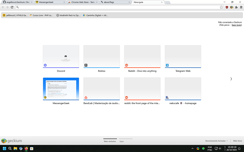Geckium (old chrome theme for Firefox) released today! - Nostalgia ...